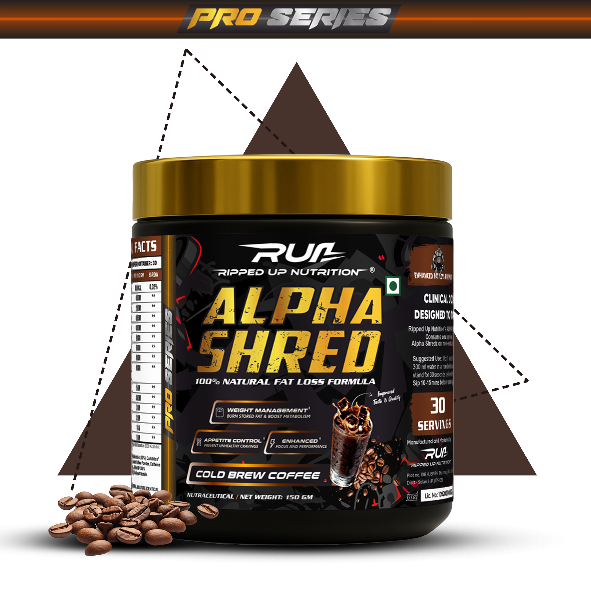 Alpha Shred- PRO Series | 100% Natural Fat burning Formula