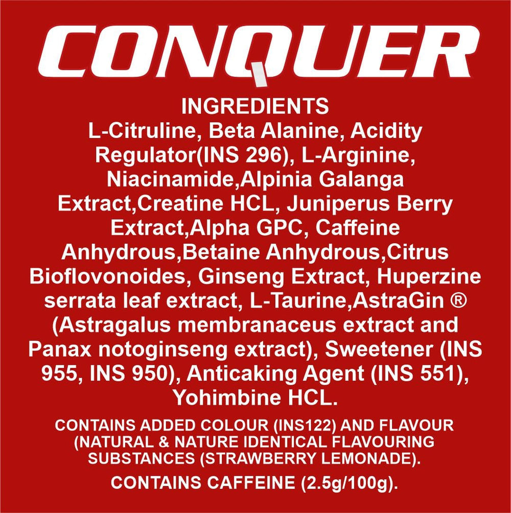 Ripped Up Nutrition: Conquer Ultra Maxx- Preworkout For Insane Pump