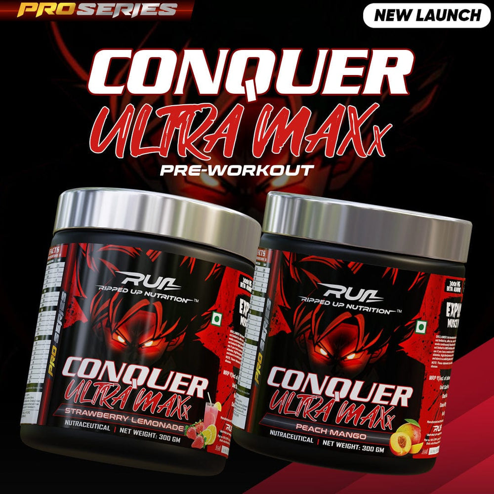 Ripped Up Nutrition: Conquer Ultra Maxx- Preworkout For Insane Pump