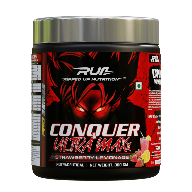 Ripped Up Nutrition: Conquer Ultra Maxx- Preworkout For Insane Pump