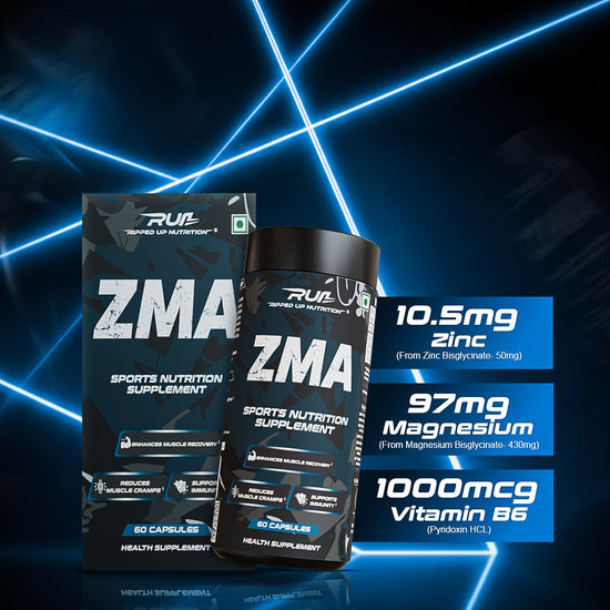 ZMA Advanced Night Recovery Formula - 60 Veg Capsules – Ripped Up Nutrition