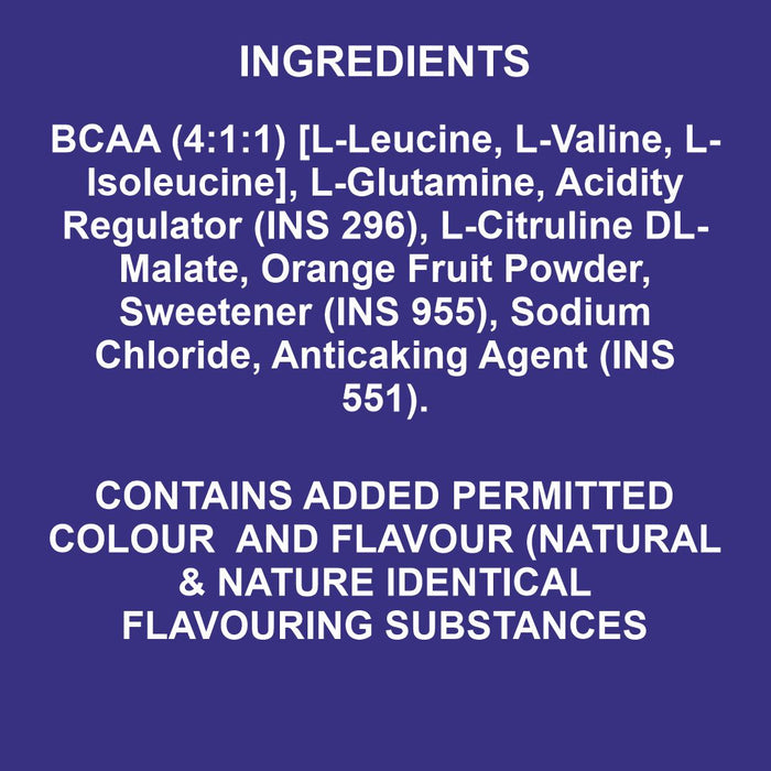 Ripped Up Nutrition BCAA - 4:1:1 with L Glutamine and L Citrulline