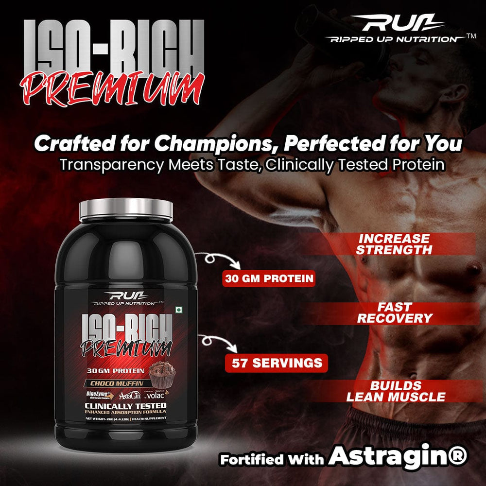 Iso-Rich Isolate | ASTRAGIN-Maximum Muscle Synthesis & Gut Health
