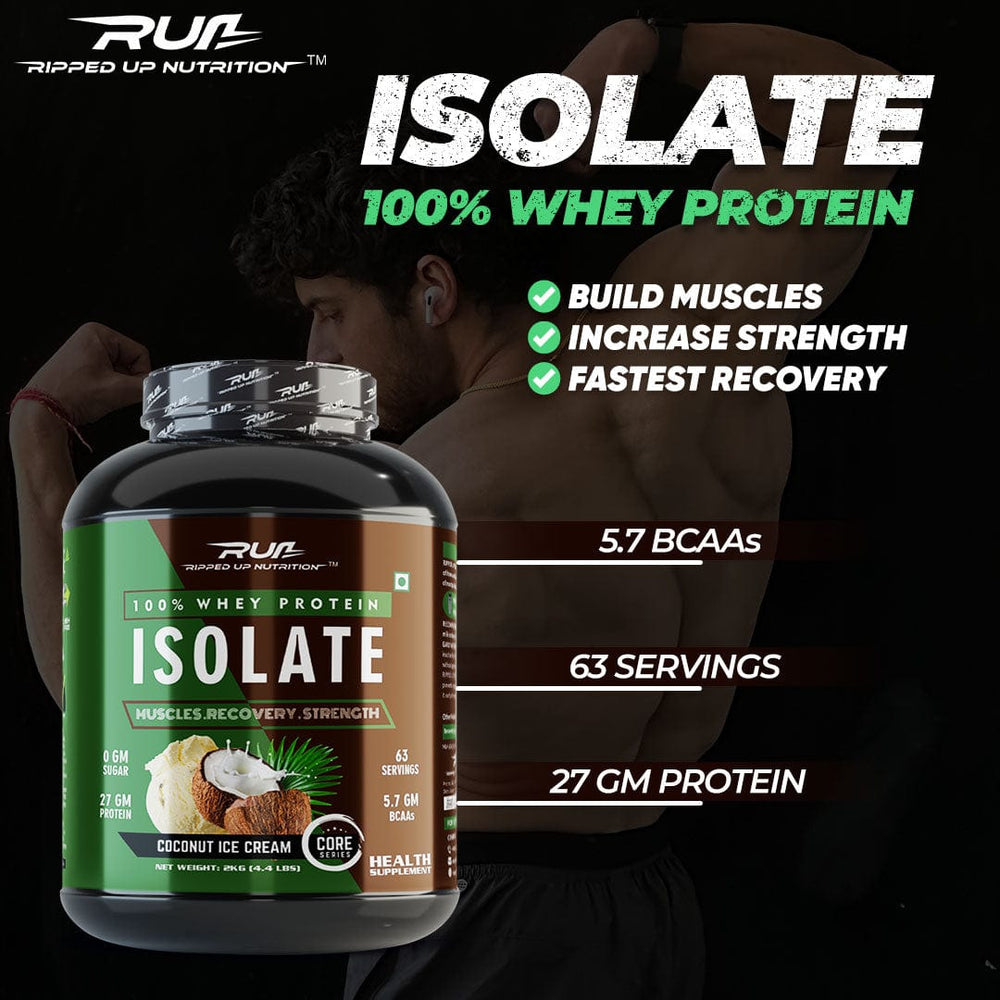 Whey Protein Isolate-Muscle Building & Weight Loss-Ripped Up Nutrition