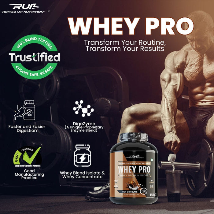 Whey PRO: High Quality 24 Protein per serving | Trustified Certified