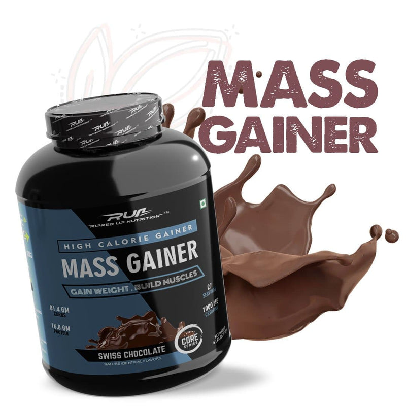 Mass Gainer Nutrition: High Calorie Mass Gainer with 16 grams of Whey ...